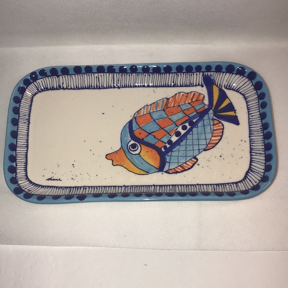Diane | Dining | Diane 206 Kissing Fish Come Dream With Me Rectangular ...